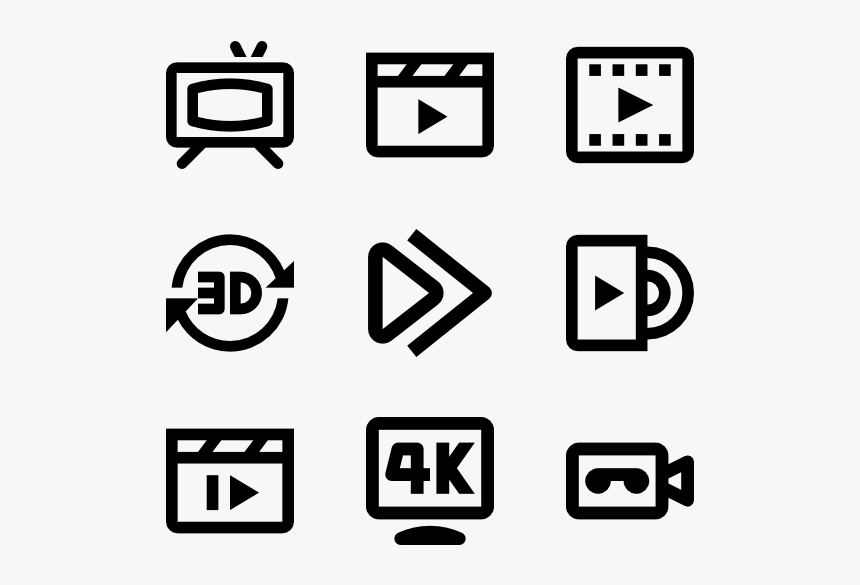Videos - Video Recording Icon Vector, HD Png Download , Transparent Png ...