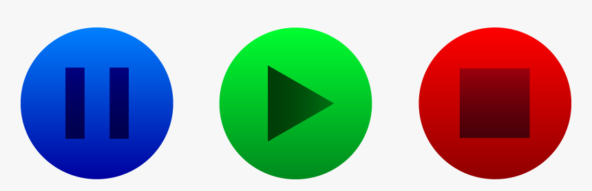 Record Clipart Sign - Pause Play Stop Button, HD Png Download ...