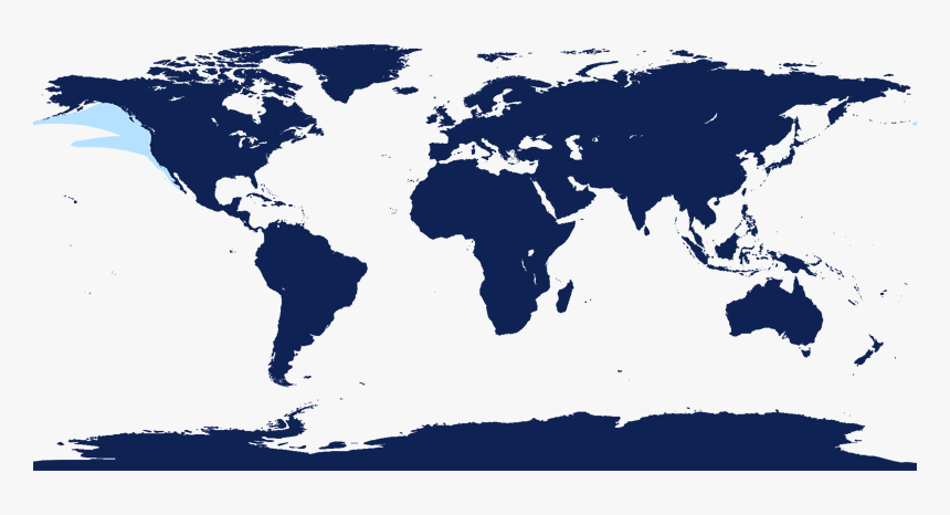 Equirectangular World Map Svg, HD Png Download , Transparent Png Image ...