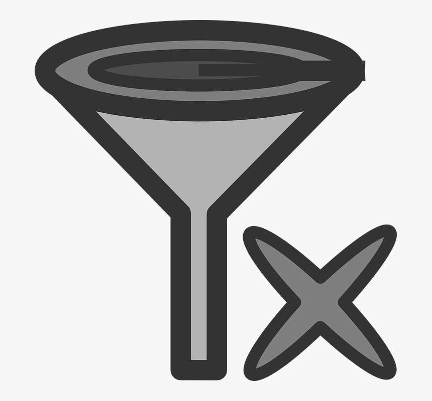 Filter, Deleted, Delete, Symbol, Icon - Filter Clipart, HD Png Download ...