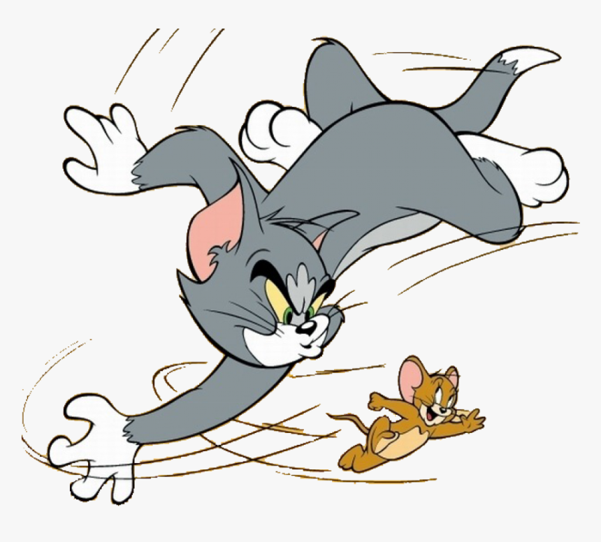 Chasing Clipart Jerry Tom And Jerry Png - Cartoon Characters Tom And ...