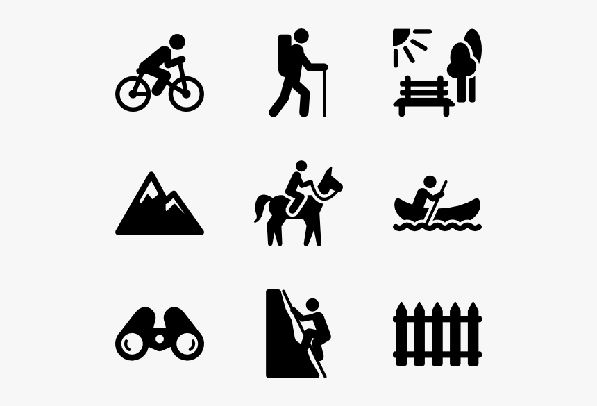 Outdoor Activities - Human Activity Icon Png, Transparent Png ...