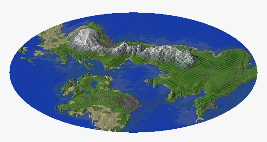 Minecraft Topographic Map, HD Png Download , Transparent Png Image ...