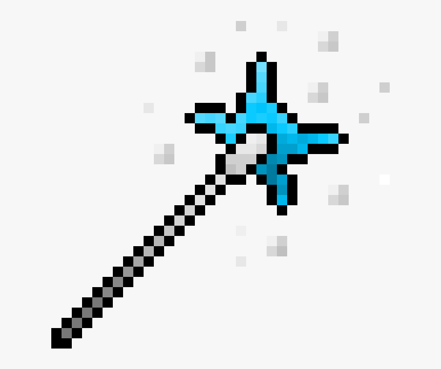 Transparent Terraria Icon Png - Trident Pixel Art, Png Download ...