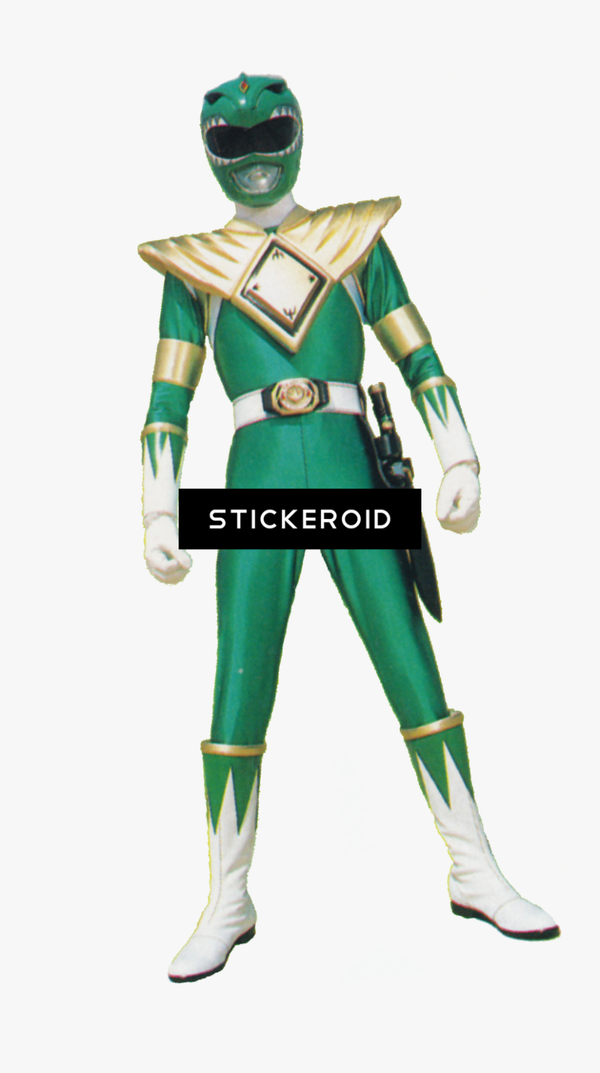 Fantasia Power Rangers Verde , Png Download - Mighty Morphin Green ...