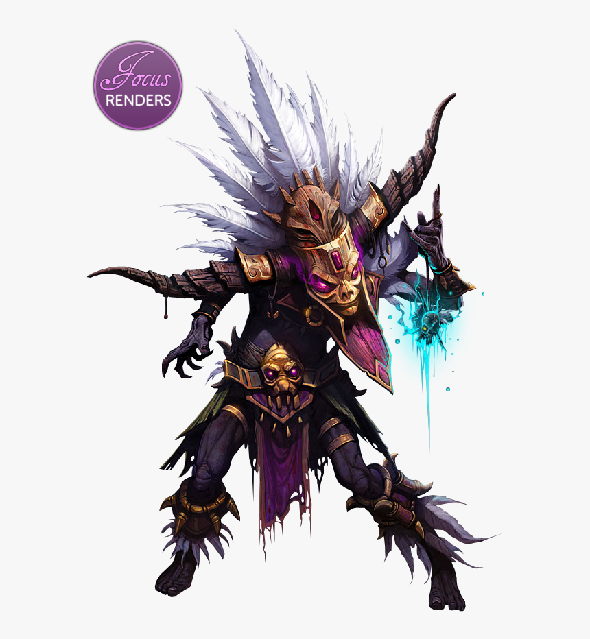 Witch Doctor Png - Diablo 3 Witch Doctor Drawing, Transparent Png ...