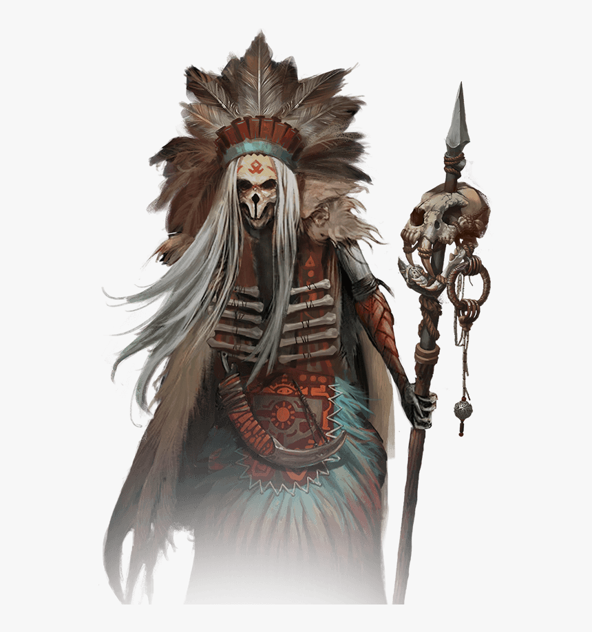 Witch Doctor Drawing