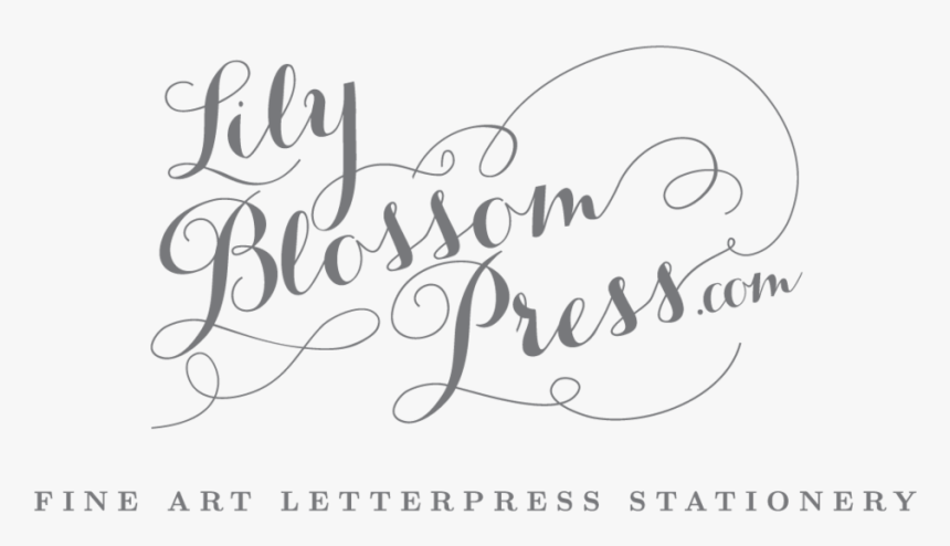 Lilyblossom - Calligraphy, HD Png Download , Transparent Png Image ...