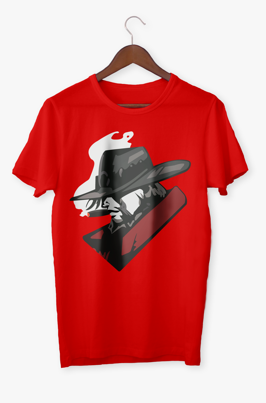 Overwatch T Shirt Mccree - Skull Rock T Shirt, HD Png Download ...