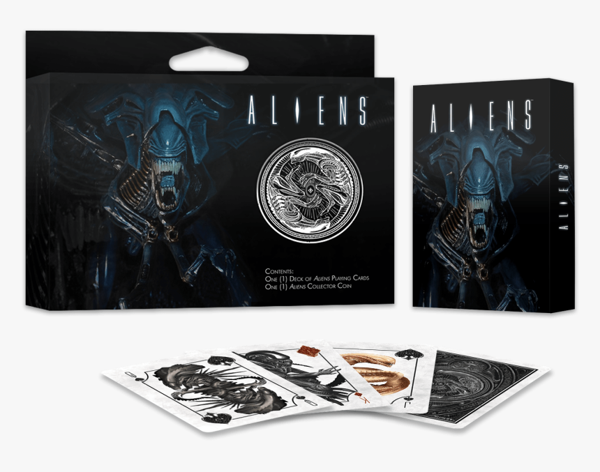 Aliens Gift Set - Alien Playing Cards, HD Png Download , Transparent ...