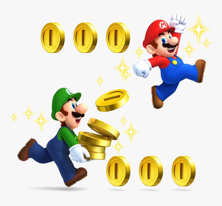 Mario And Luigi Coins, HD Png Download , Transparent Png Image - PNGitem