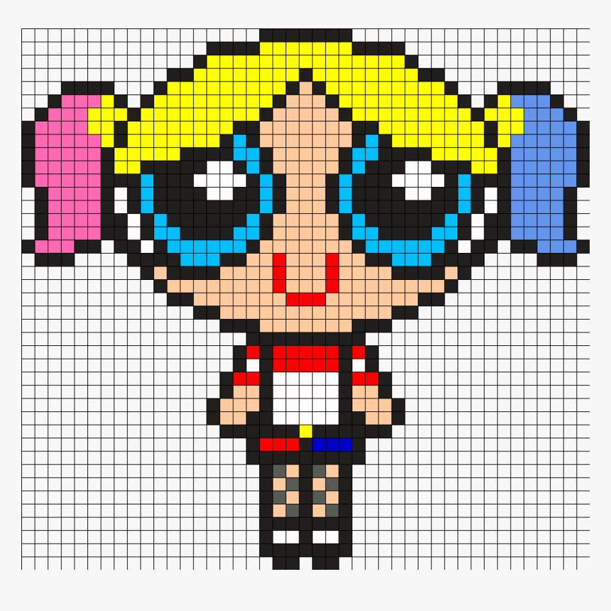 Bubbles Perler Bead Pattern, HD Png Download , Transparent Png Image ...