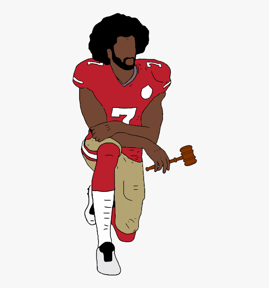 Colin Kaepernick Kneeling Clipart, HD Png Download , Transparent Png ...