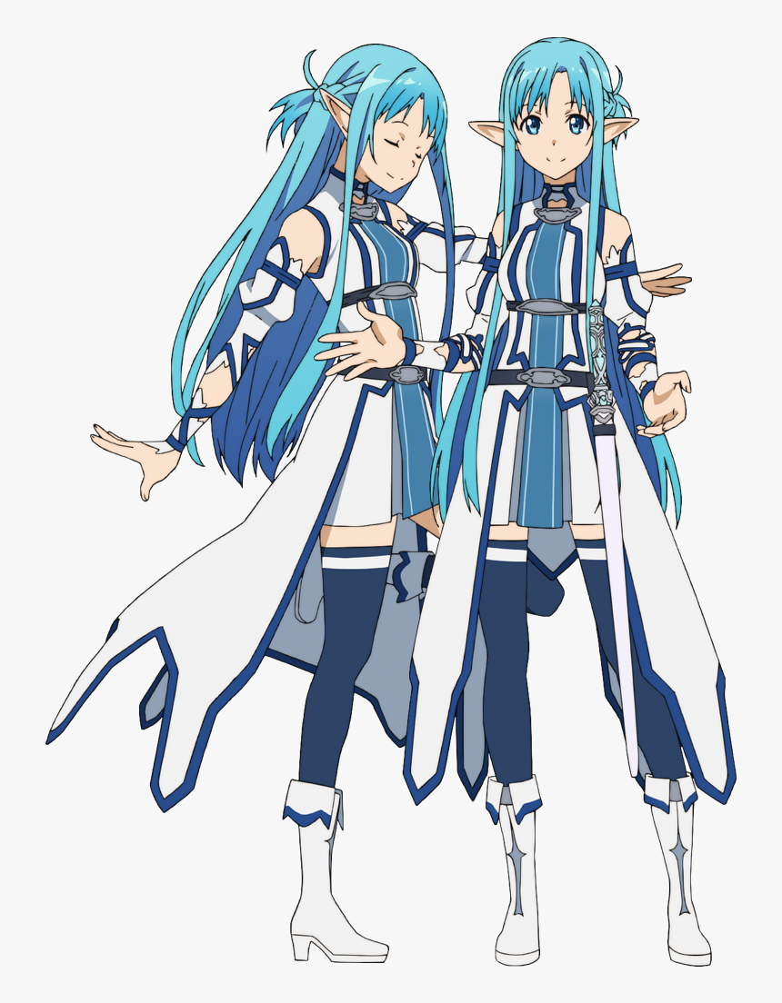 Sword Art Online Asuna Blue, HD Png Download , Transparent Png Image ...