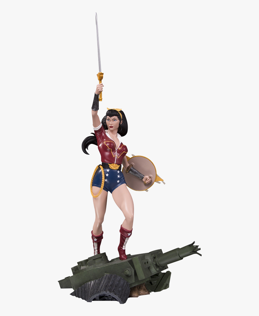 Wonder Woman Bombshells Statue, HD Png Download , Transparent Png Image ...