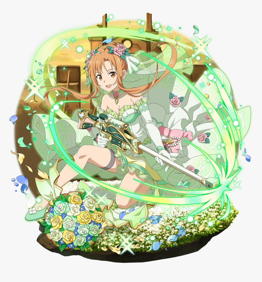 Sword Art Online Memory Defrag Asuna Ggo, HD Png Download , Transparent ...