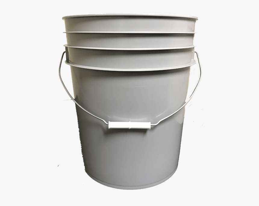 Grey Bucket Png, Transparent Png , Transparent Png Image - PNGitem