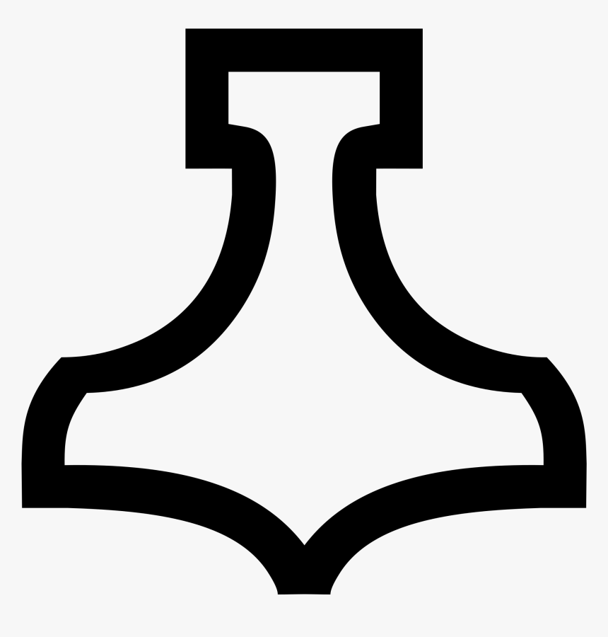 Thor's Hammer Symbol, HD Png Download , Transparent Png Image - PNGitem