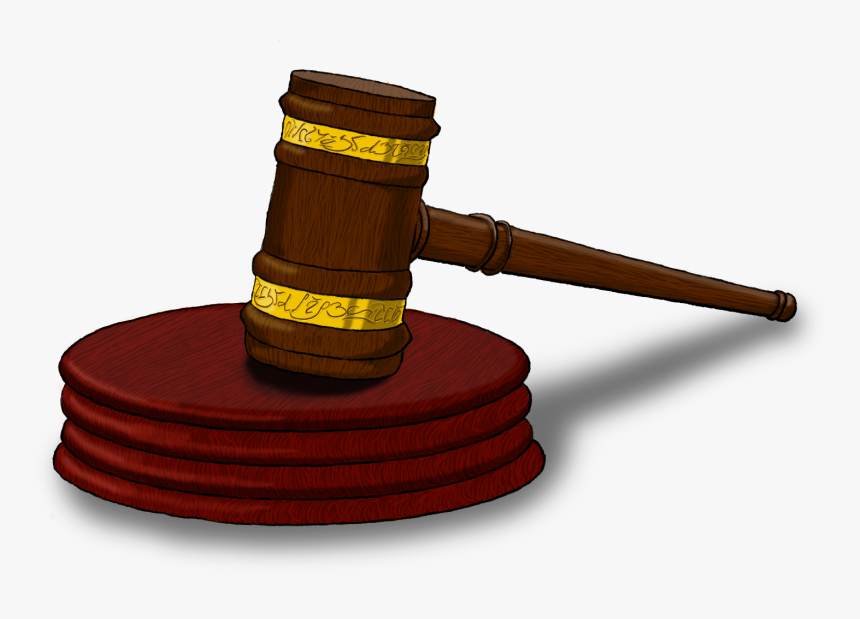 Clip Art Judges Hammer - Judge Hammer Red Png, Transparent Png ...