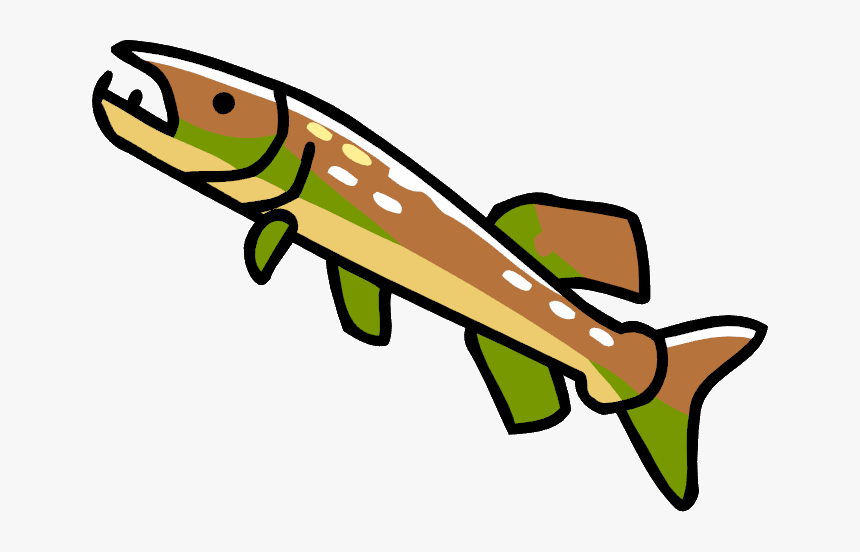 Transparent Pike Png - Scribblenauts Fish, Png Download , Transparent ...