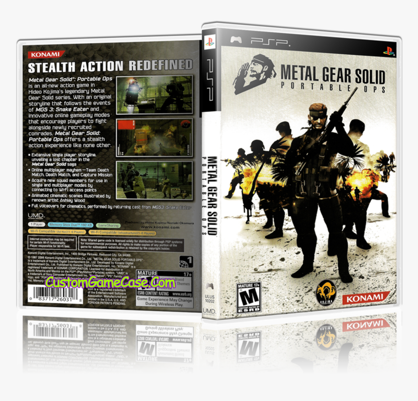 Metal Gear Solid Portable Ops, HD Png Download , Transparent Png Image ...