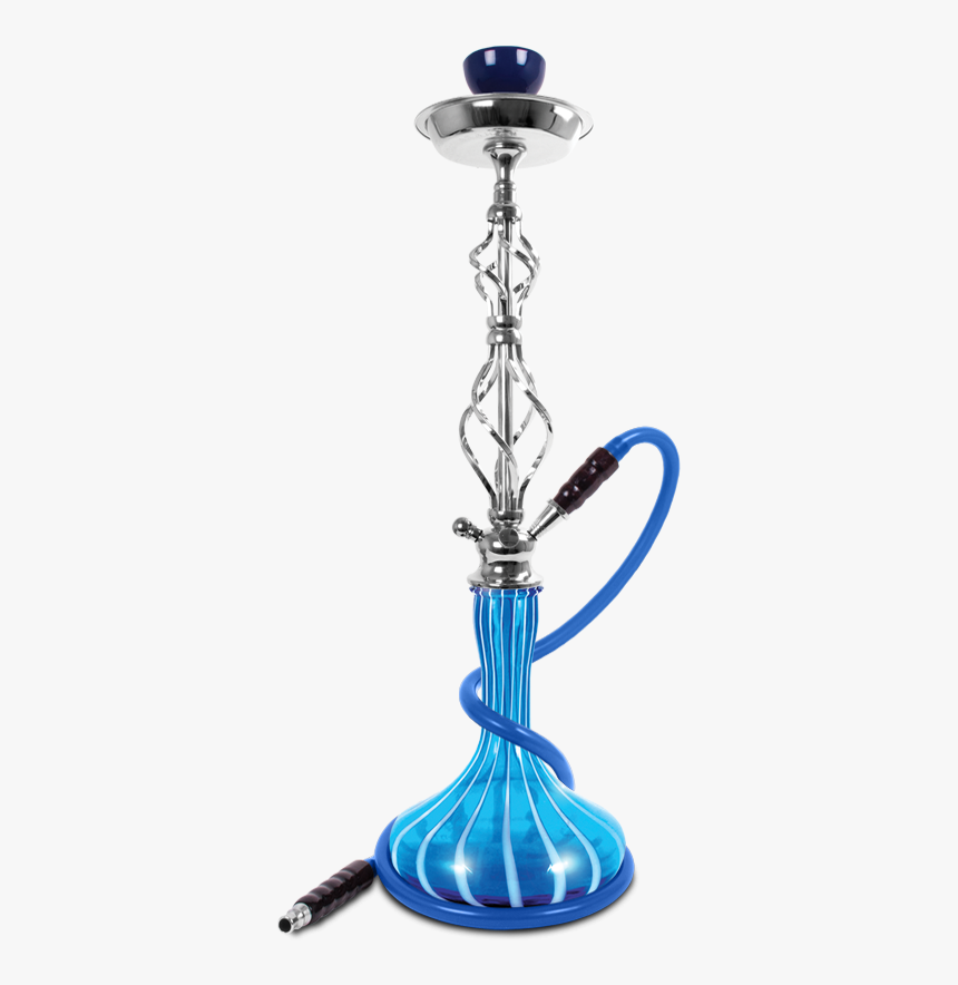 Candy Stripe 76cm Hookah Blue - Blue Hookah Png, Transparent Png ...