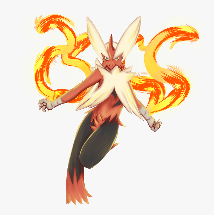 Mega Blaziken Evolution Mega Drawing With Background