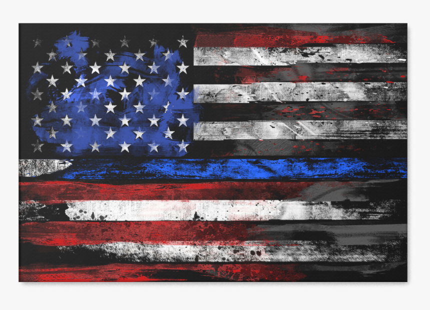 Thin Blue Line Flag Png - Thin Blue Line Flag, Transparent Png ...