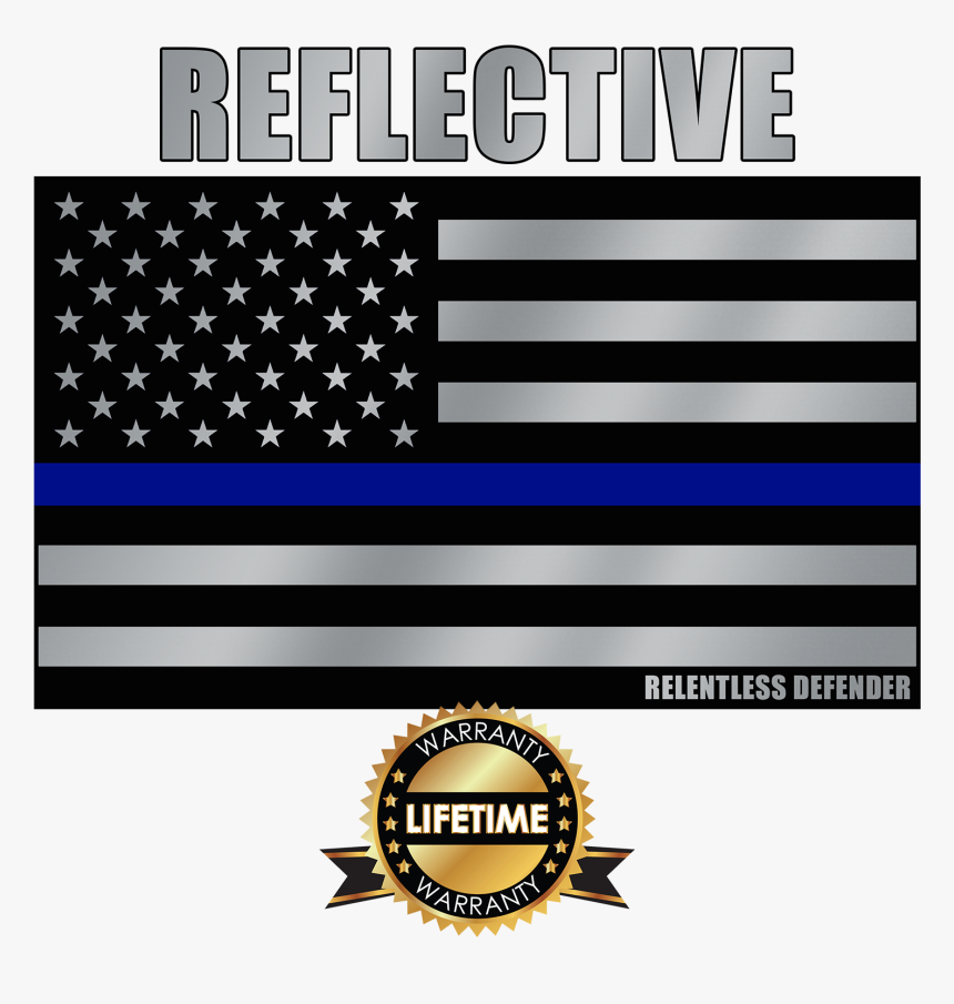 Thin Red And Blue Line Flag, HD Png Download , Transparent Png Image ...