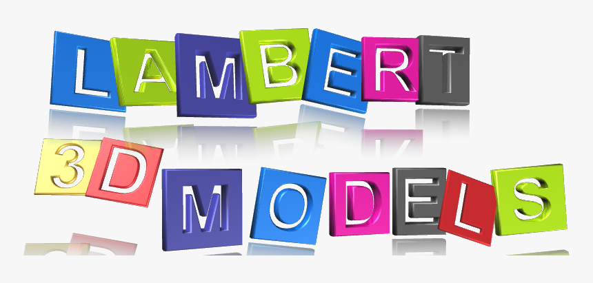 3d Models By Lambert Designer - Graphic Design, HD Png Download ...