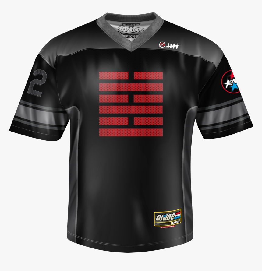 Snake Eyes Arashikage Clan Gi Joe Football Jersey, HD Png Download ...