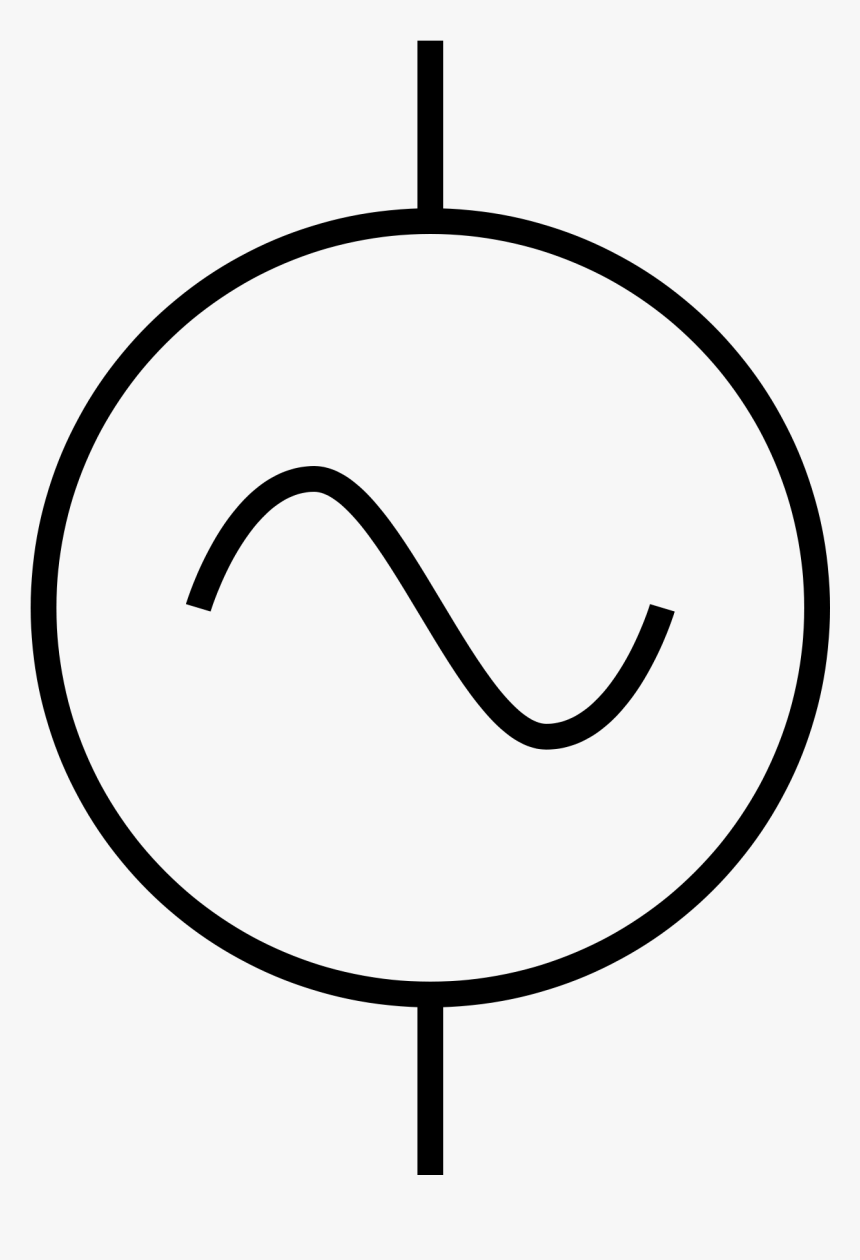 Ac Power Supply Symbol , Png Download, Transparent Png , Transparent ...