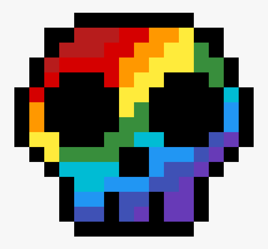 8 Bit Skull Png, Transparent Png , Transparent Png Image - PNGitem