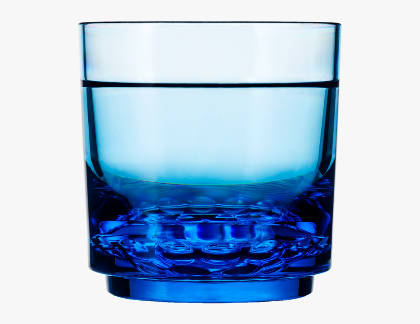 Drinique Elite Rocks Glass 10 Oz In Blue, HD Png Download , Transparent ...