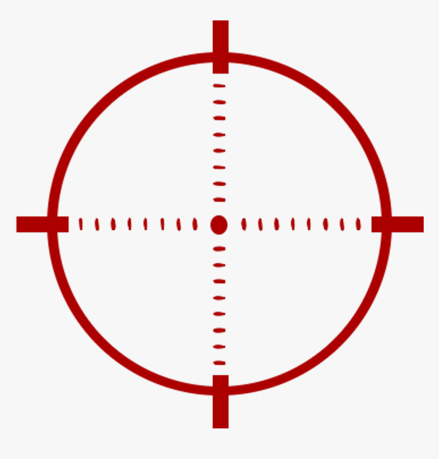 Red Crosshairs Clip Art