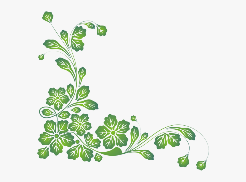 Floral Corner Vector Free Downloads, HD Png Download , Transparent Png ...