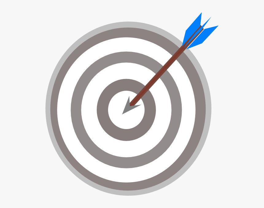 Original Png Clip Art File Target Gray Color Svg Images - Gray Target ...