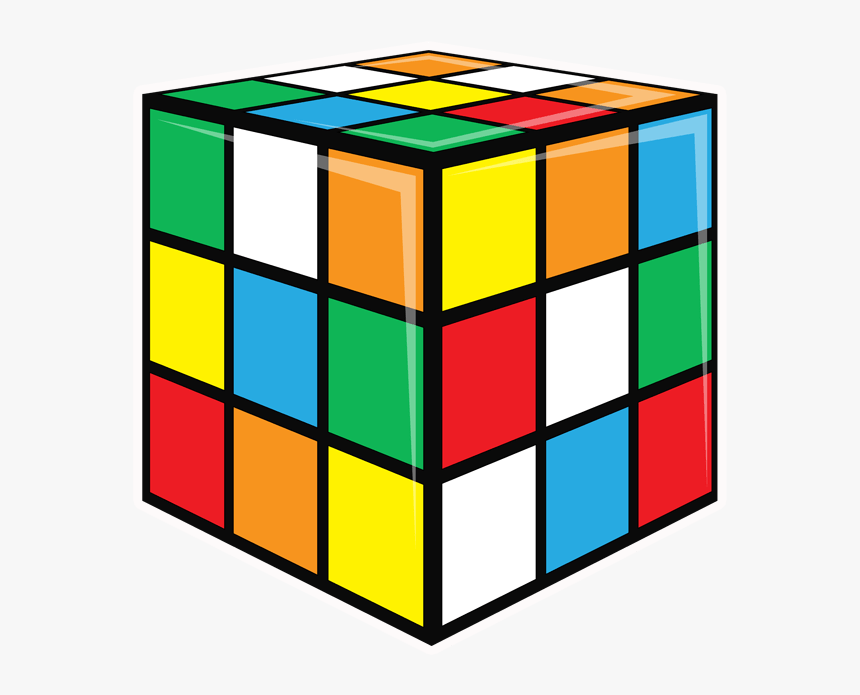 Transparent 80s Clipart - 80s Rubik's Cube Png, Png Download ...
