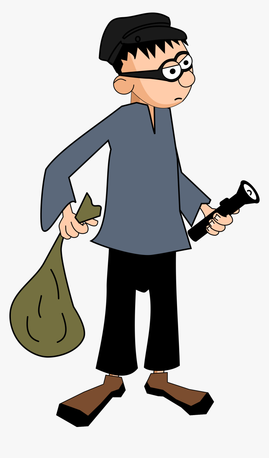 Standing,human Behavior,boy - Thief Clipart Png, Transparent Png ...