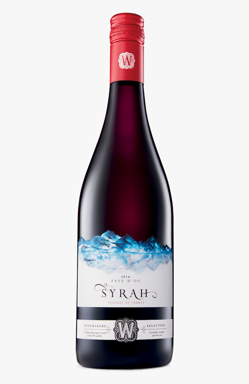 Syrah - Glass Bottle, HD Png Download , Transparent Png Image - PNGitem