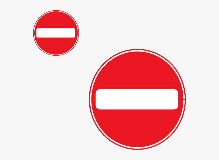 Transparent No Sign Clipart - No Entry Sign Clip Art, HD Png Download ...