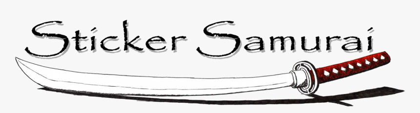 Sticker Samurai - Calligraphy, HD Png Download , Transparent Png Image ...