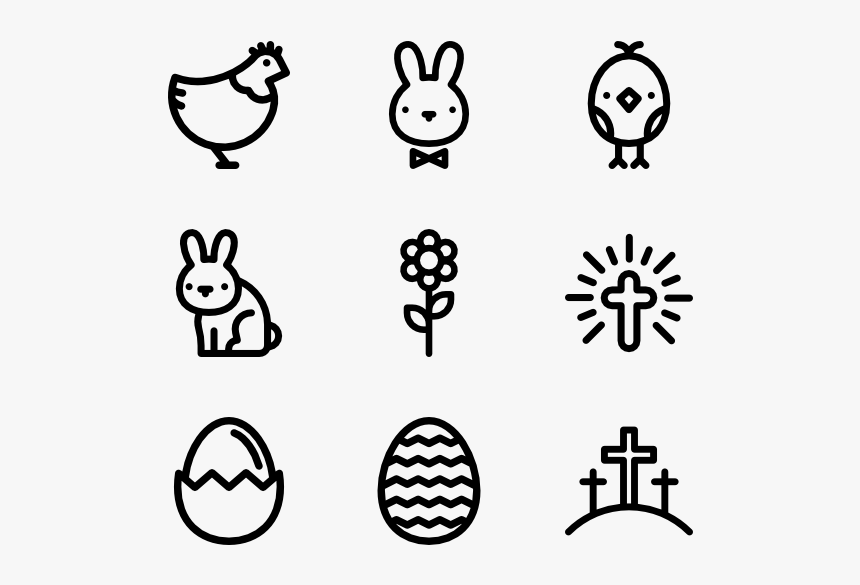 Easter - Easter Icons, HD Png Download , Transparent Png Image - PNGitem