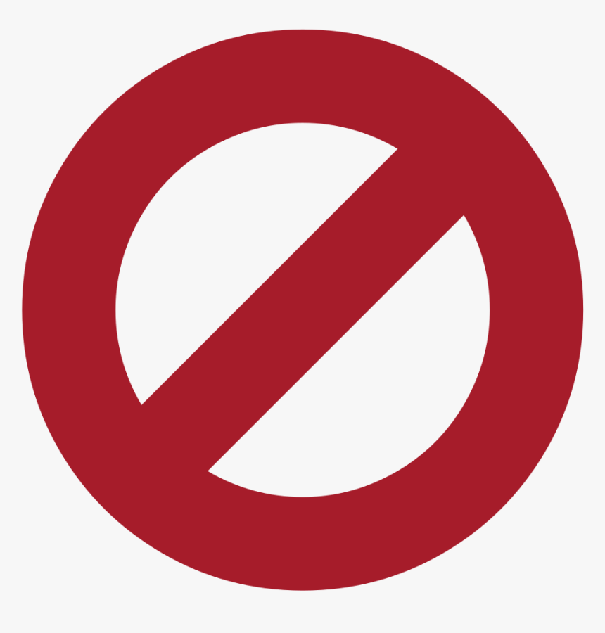 Ban Sign Png - X Through A Circle, Transparent Png , Transparent Png ...