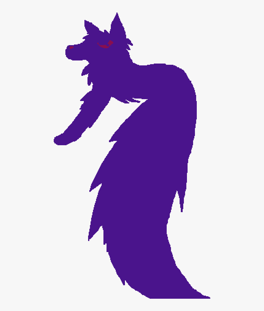 Purple Wolf - Illustration - Illustration, HD Png Download ...