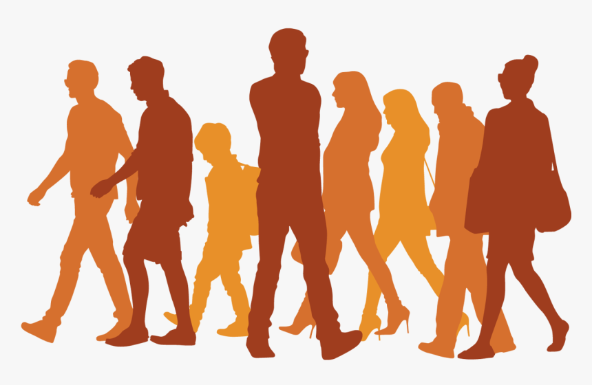 Silhouette Walking Icon - Character Bios, HD Png Download , Transparent ...