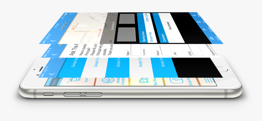 Mobile Apps For Schools Phone Demo - Smartphone, HD Png Download ...