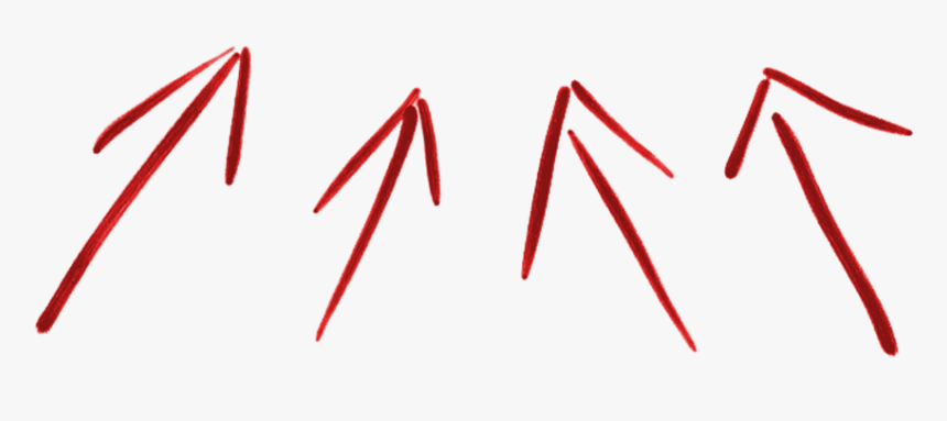 Drawn Red Arrow Transparent Background, HD Png Download , Transparent ...