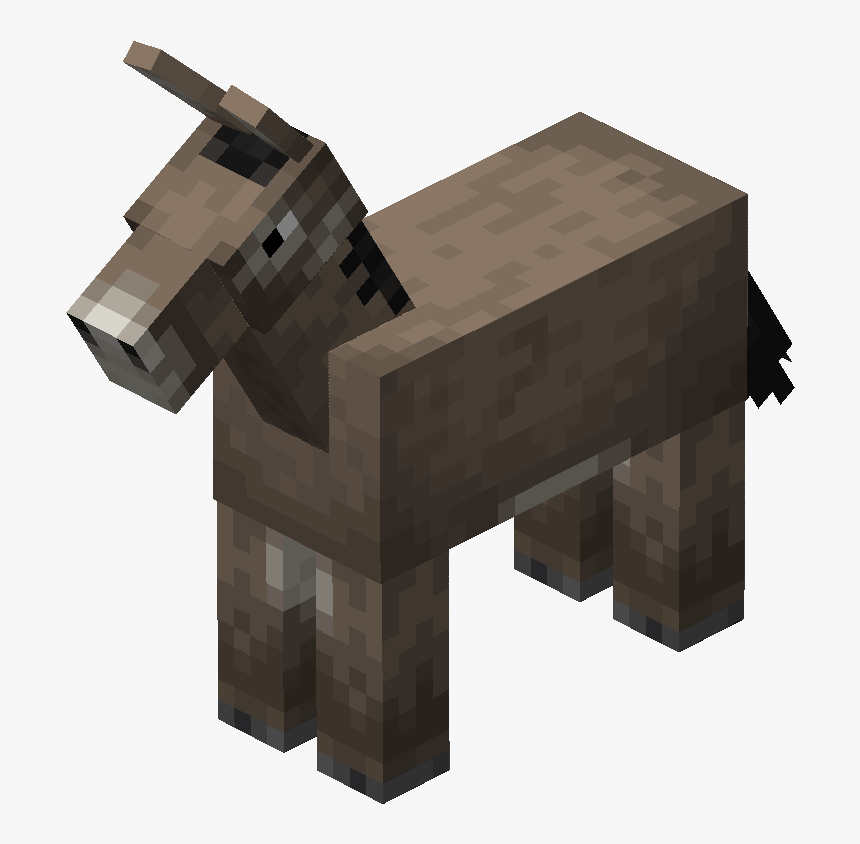 Donkey - Cavalo Minecraft, HD Png Download , Transparent Png Image ...