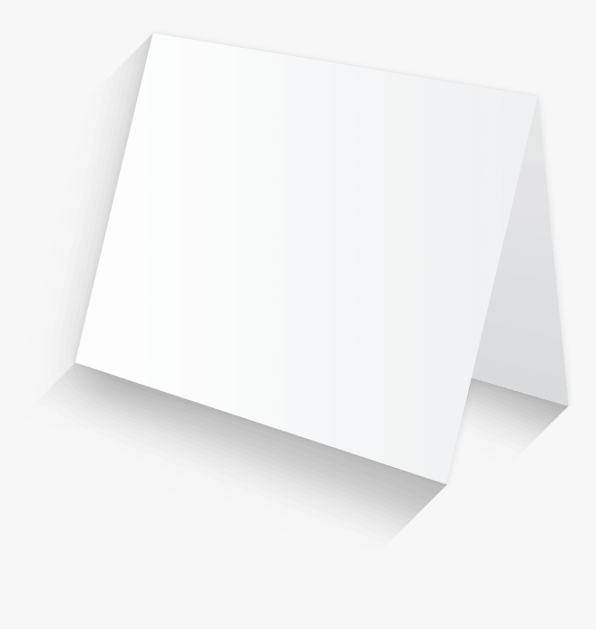 Folded White Card Png, Transparent Png , Transparent Png Image - PNGitem
